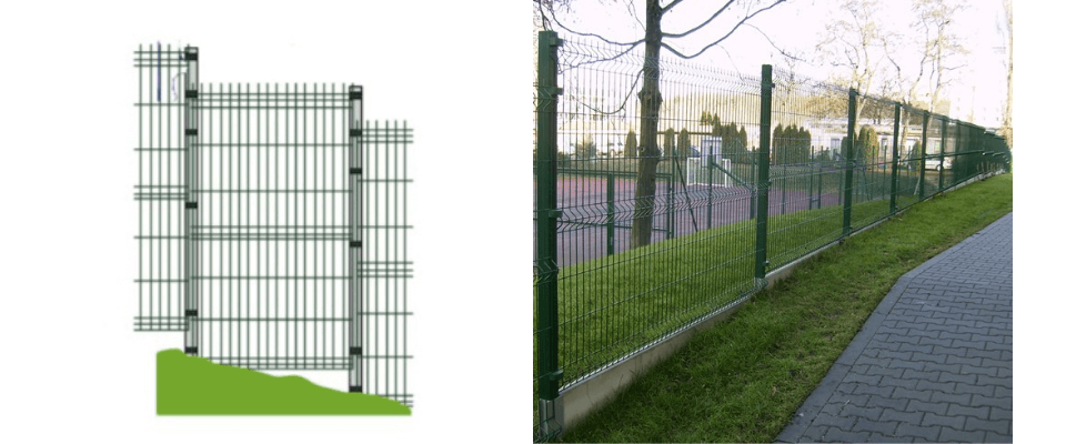 Jak postavit plot ve svahu | levne-oploceni.cz